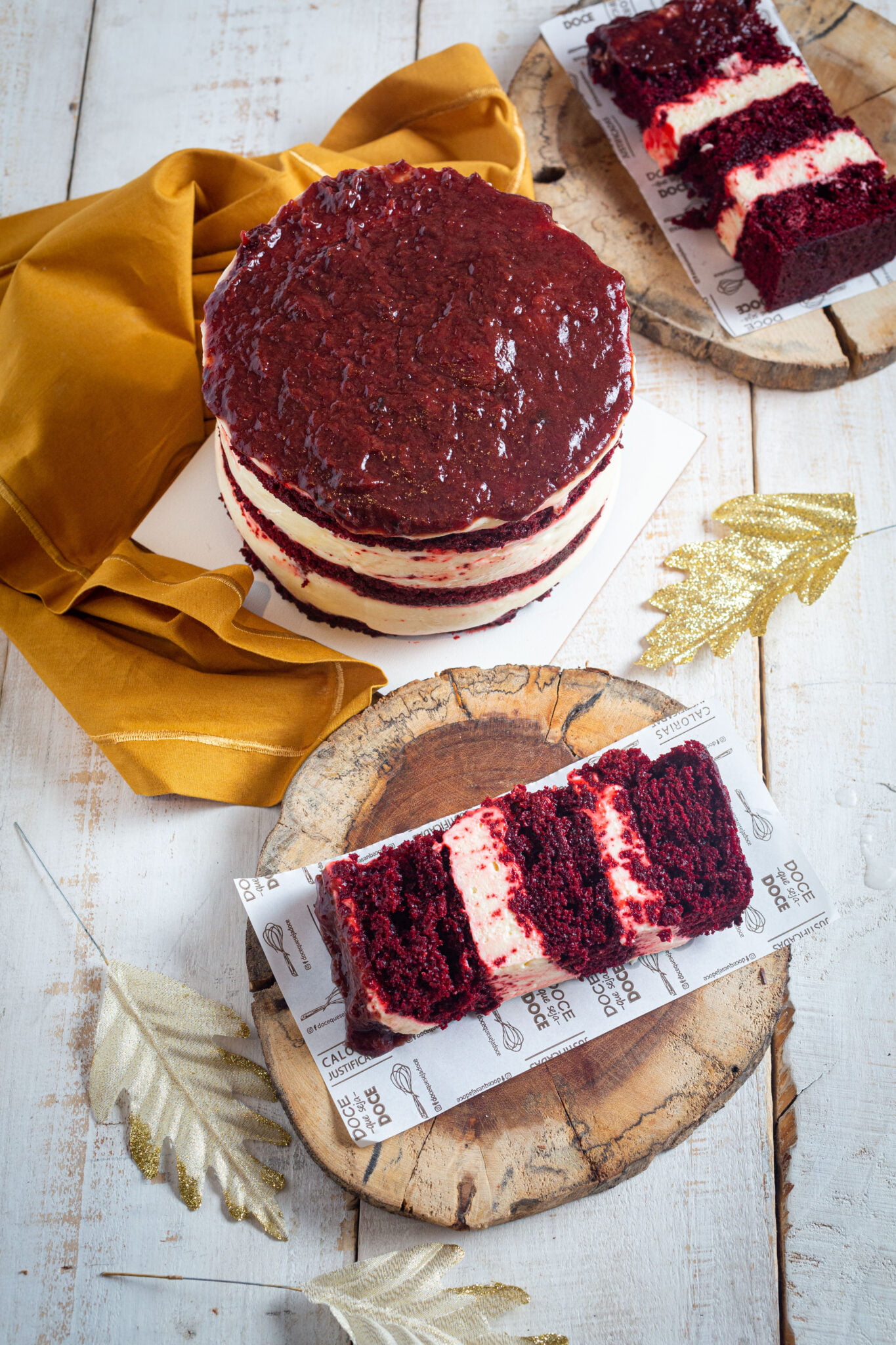 Bolo Red Velvet - Doce que seja doce